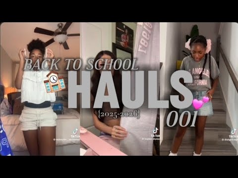 TIKTOK BACK TO SCHOOL CLOTHING HAULS || 🏫🎀