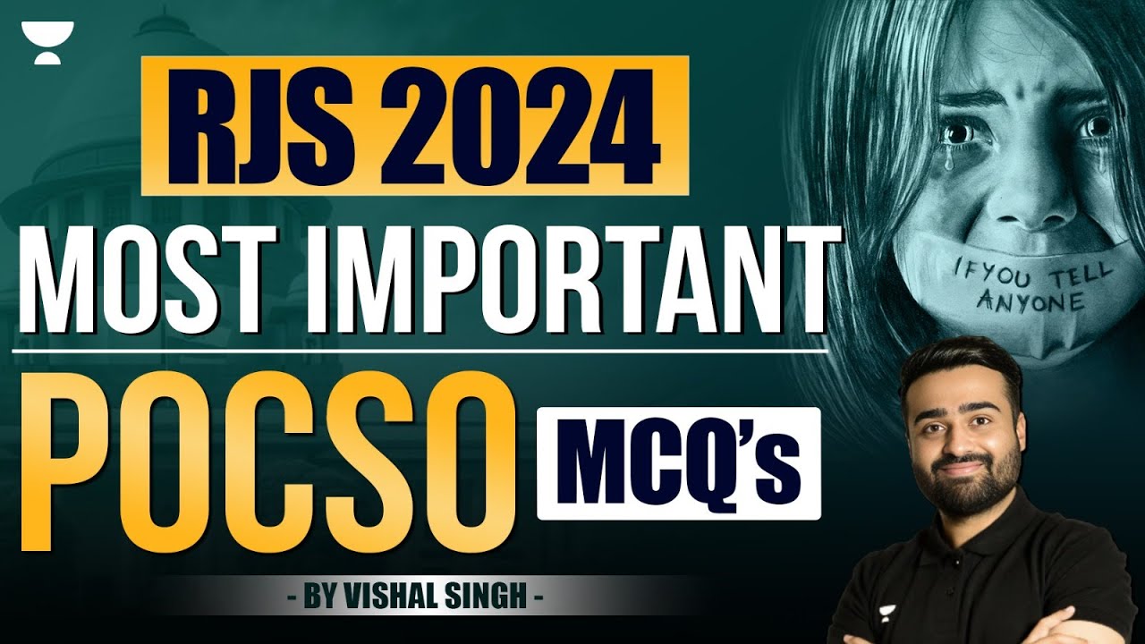 RJS 2024: Most Important MCQs | Pocso Act | Vishal Singh - YouTube