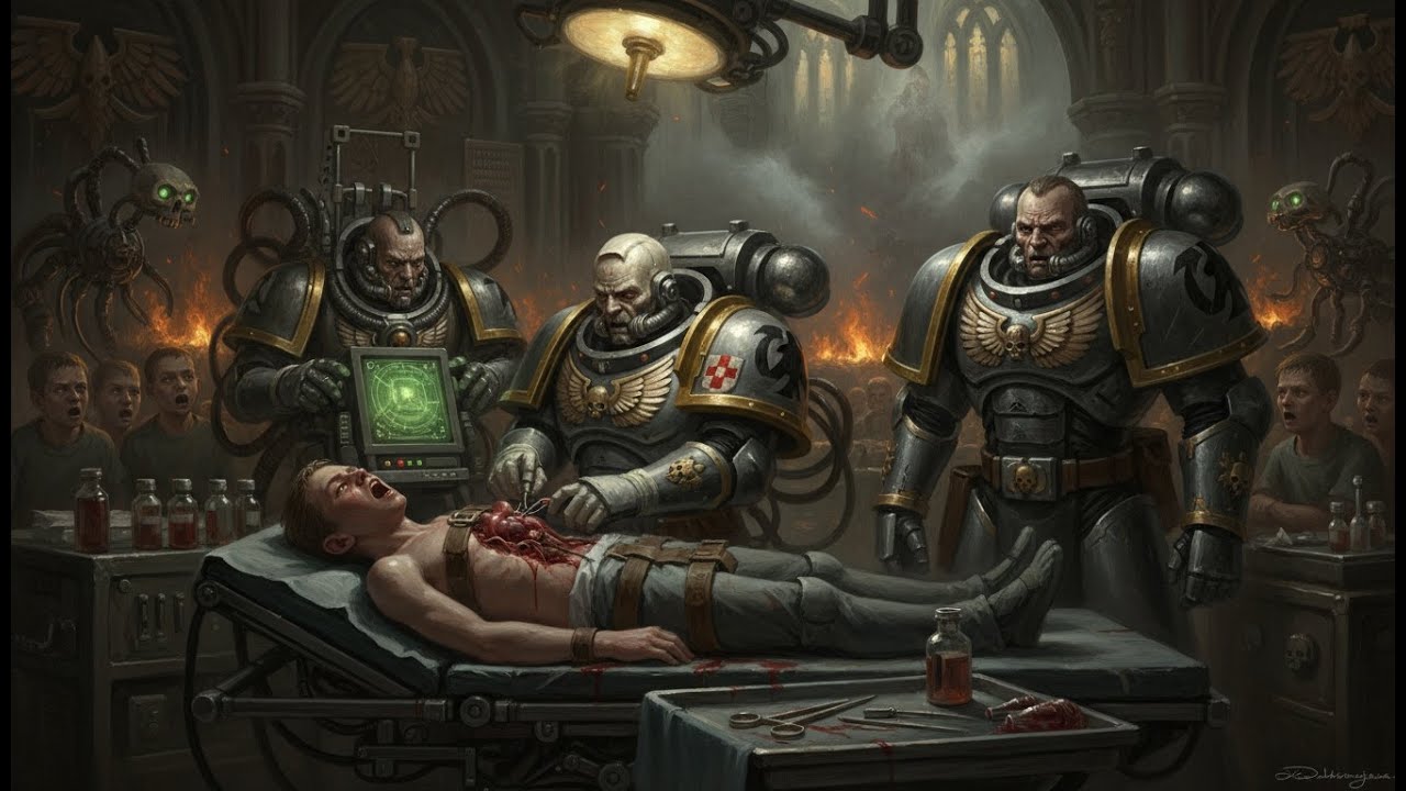 The Horrifying Process of Becoming a Space Marine - From Human to ...