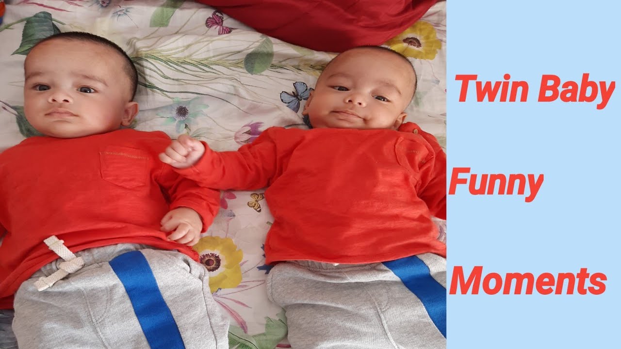Twin baby funny moments - YouTube