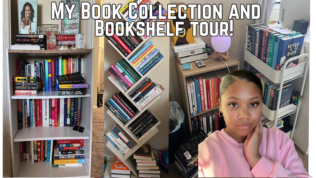My Book Collection and Bookshelf Tour! - YouTube