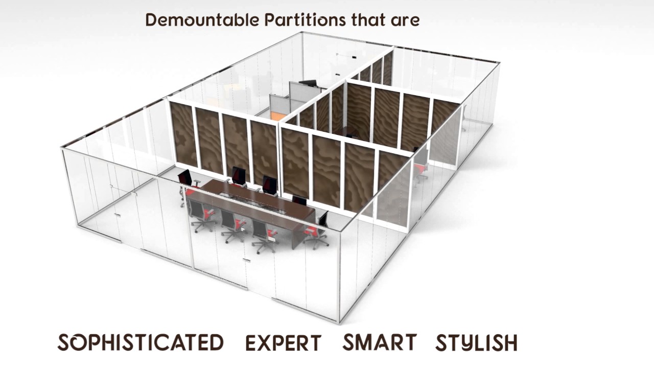Reach Demountable Partitions Systems - YouTube