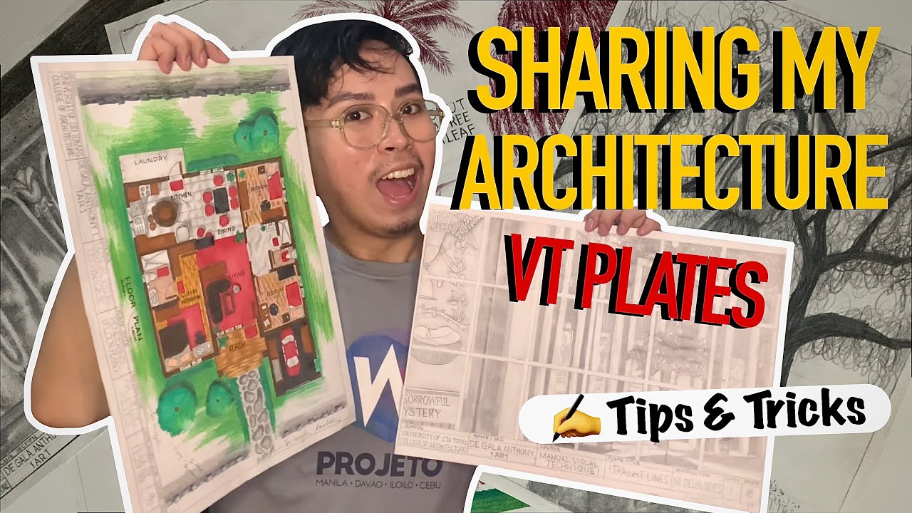 ARCHITECURE PLATES REVEAL | Visual Tech 1 Drawing plates ️| Philippines ...