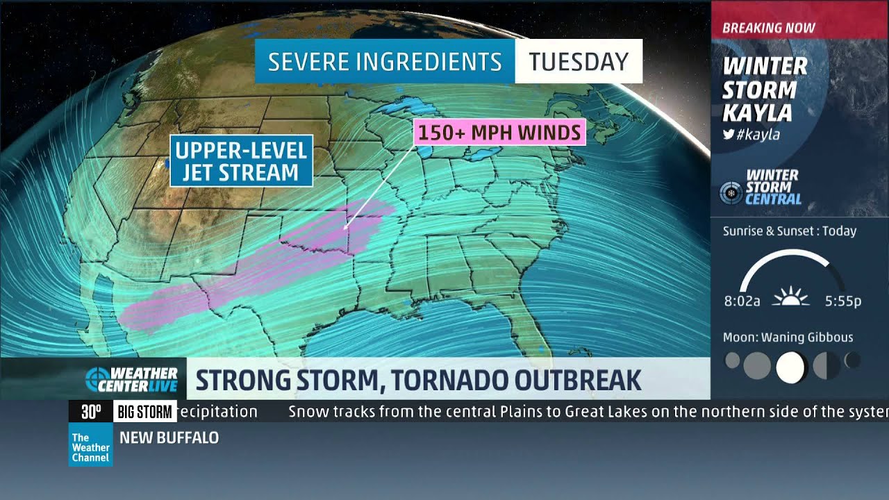 Winter Storm Kayla Annouced Weather Center Live 1/29/2016 - YouTube