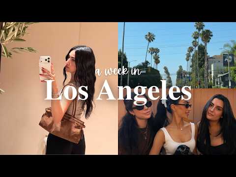 a week in LA 🌴 | new hair, friends, shopping, knicks game