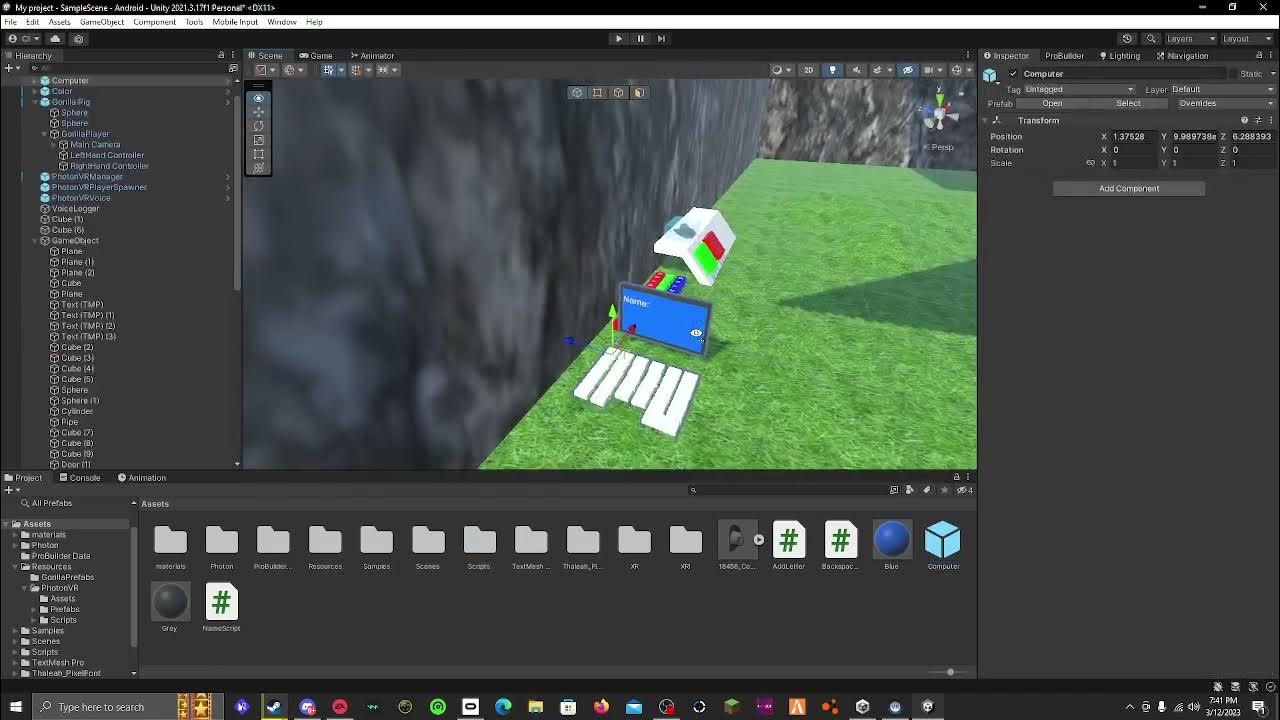 How To Add A Name Changer To Your Gorilla Tag Fan Game UNITY 2023 - YouTube