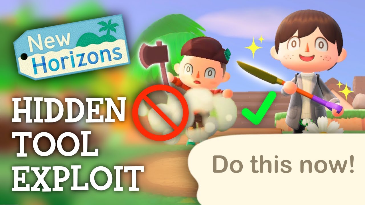 Animal Crossing New Horizons - HIDDEN TOOL Exploit Discovered (New ...