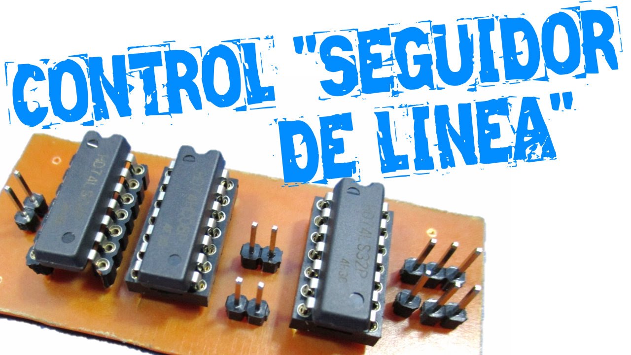 SEGUIDOR DE LINEAS | módulo control | fácil - YouTube