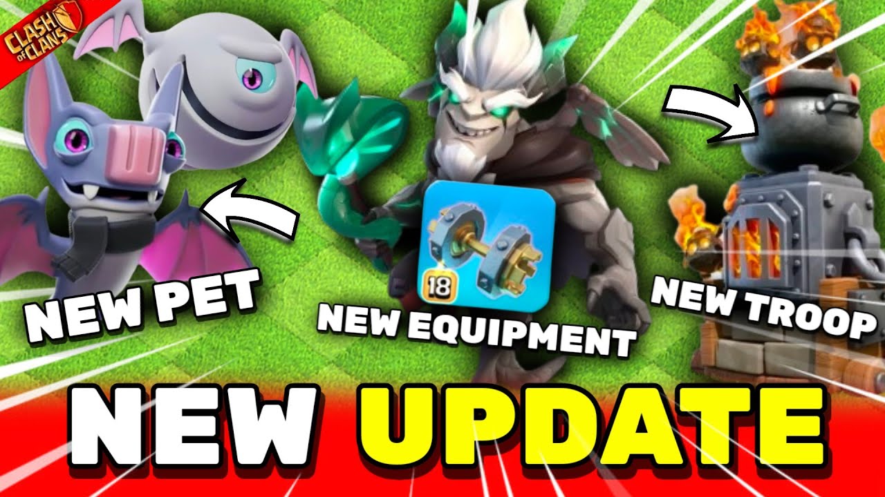 We Are Getting New PET, TROOP & EQUIPMENT in Clash of Clans | CoC all ...