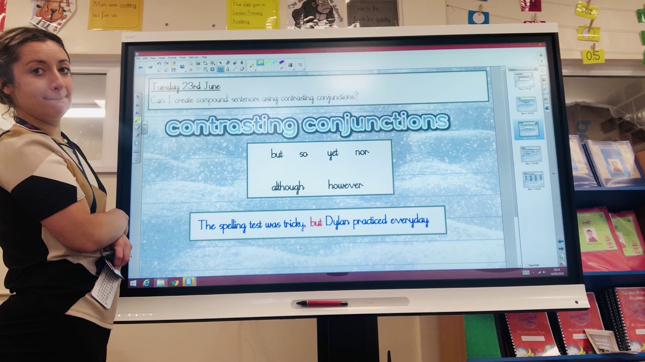 23RD JUNE: Y4 LITERACY: COMPOUND SENTENCES & CONTRASTING CONJUNCTIONS ...