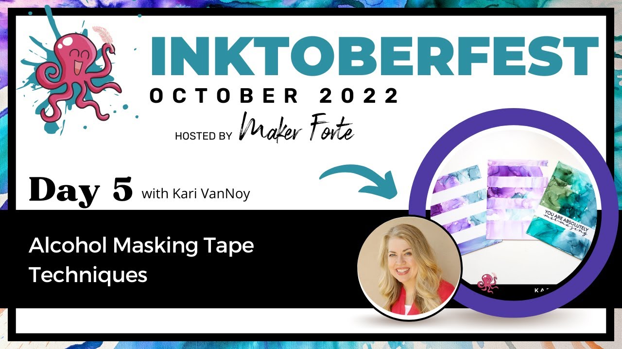 NEW Alcohol Ink Masking Tape - MUST HAVE - YouTube