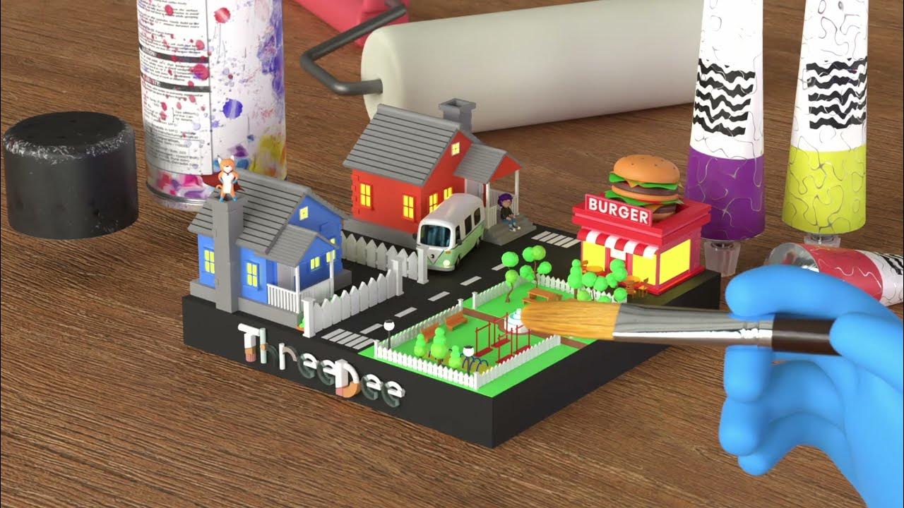 Create your own 3D world in 5 minutes | Blender Tutorial - YouTube