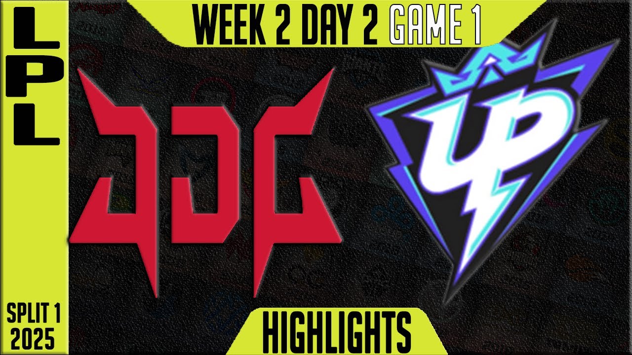 JDG vs UP Highlights Game 1 | LPL Split 1 Groups 2025 W2D2 | JDG Esports vs Ultra Prime G1 - YouTube