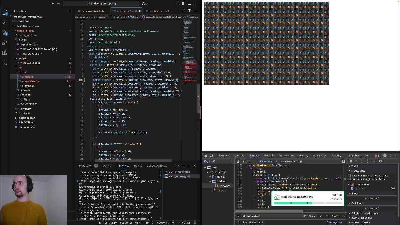 Coding a Game Engine from Scratch (Minesweeper) - YouTube