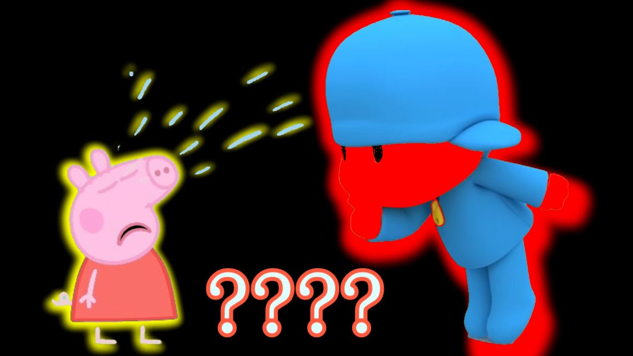 Pocoyo & Peppa Pig "Shhh & Crying" Sound Variations in 40 Seconds ...