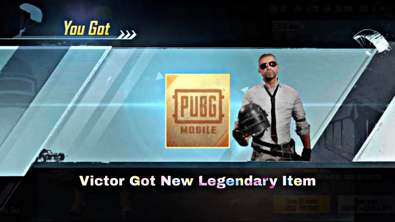 Victor Got New Legendary Item 😳 IN PUBG MOBILE #pubg #bgmi #pubgmobile ...
