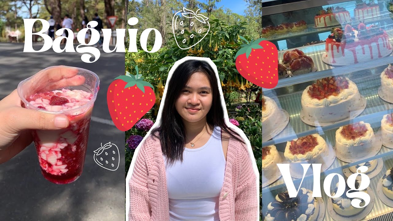 Baguio Vlog 🍓| February 2023 ♥️| Burnham Park • Mines View Park ...
