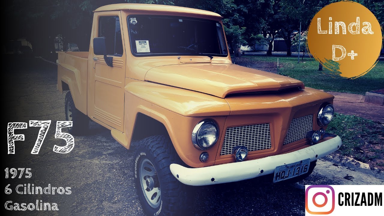 Ford F75 1975 6 Cilindros Gasolina | Completa | Pneus Top | Avaliação ...
