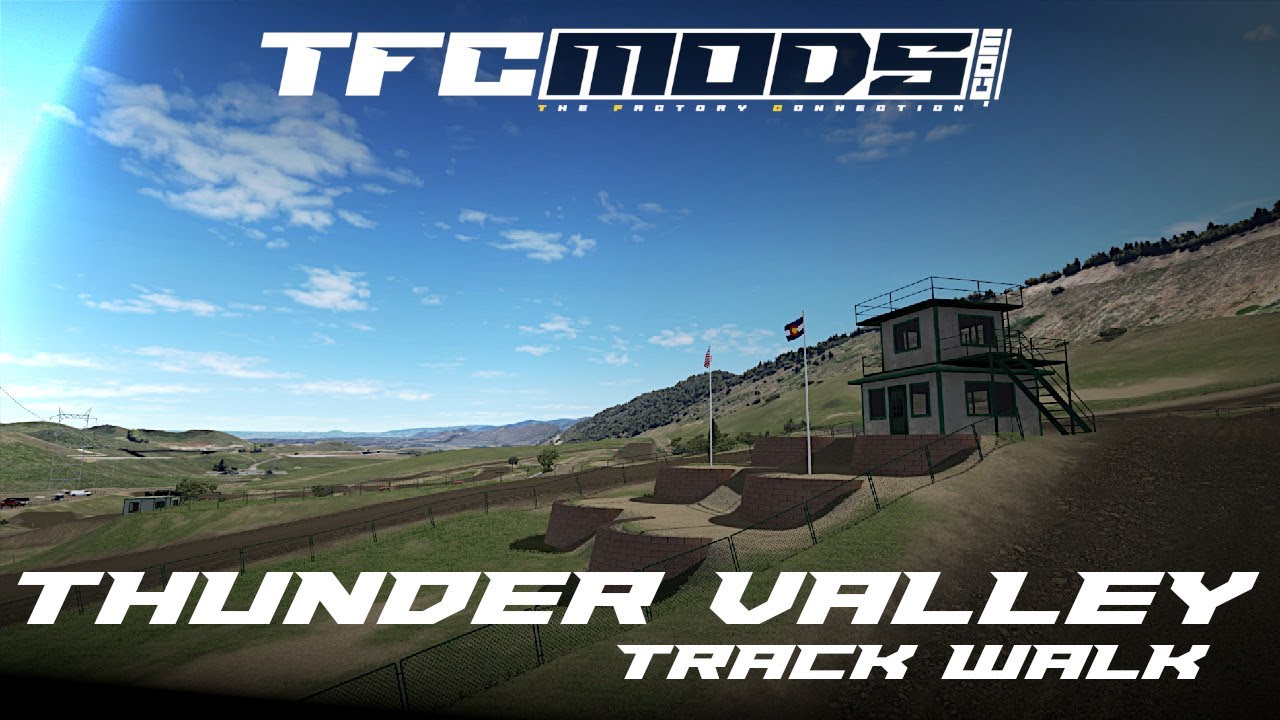 TFC Mods - 2020 AMA - Thunder Valley Trackwalk - MX Bikes - YouTube