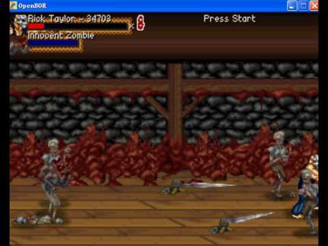 Splatterhouse 1 Deception Of The Mask openbor longplay - YouTube