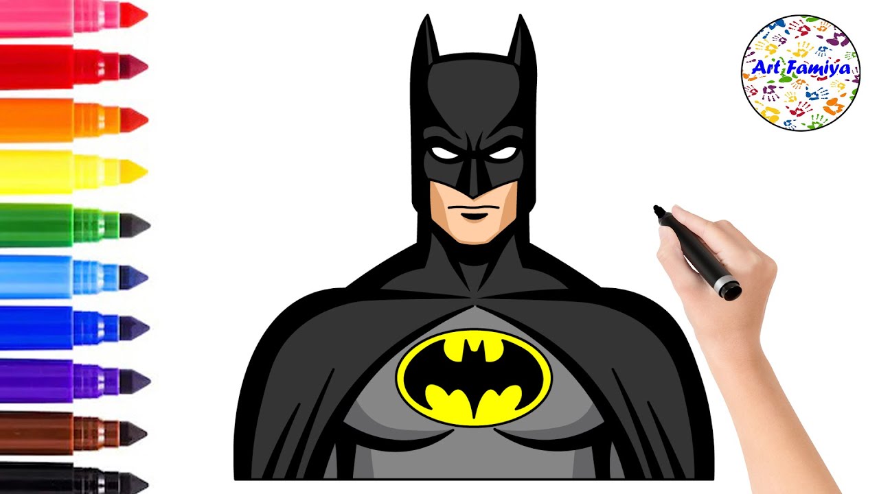 How to Draw Batman (2023) Easy | Batman Drawing Easy Step by Step | Art ...