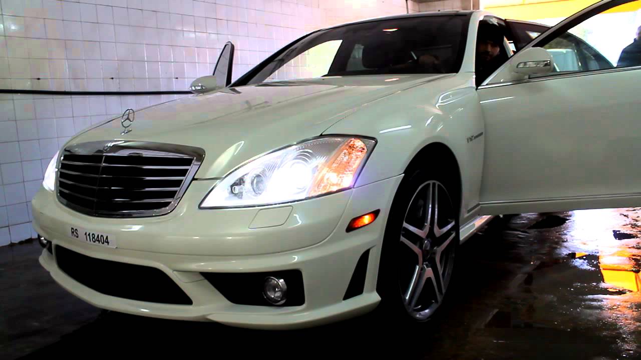MERCEDES S65 AMG W221 V12 BITURBO engine sound - YouTube