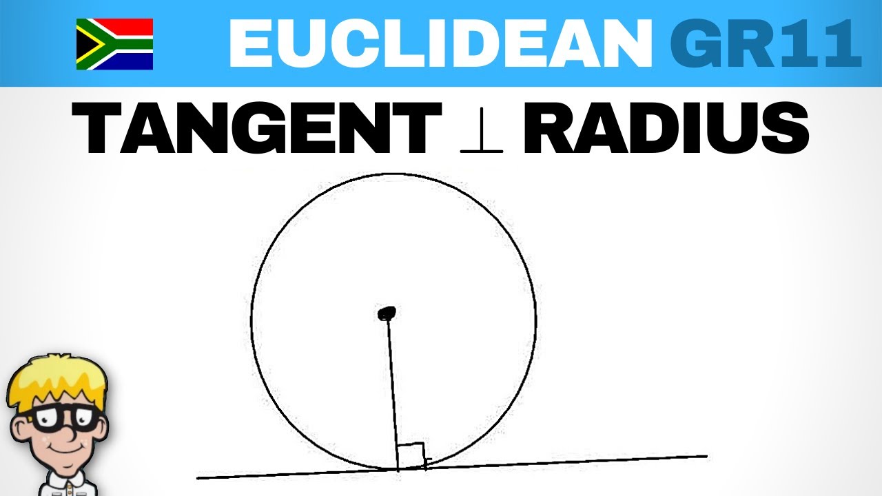 Circle Geometry Grade 11 : Tangent Radius Theorem Introduction - YouTube