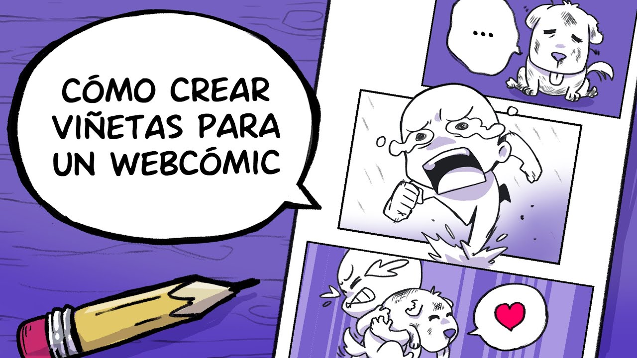 Cómo crear viñetas para la historia de tu webcómic o manga - YouTube
