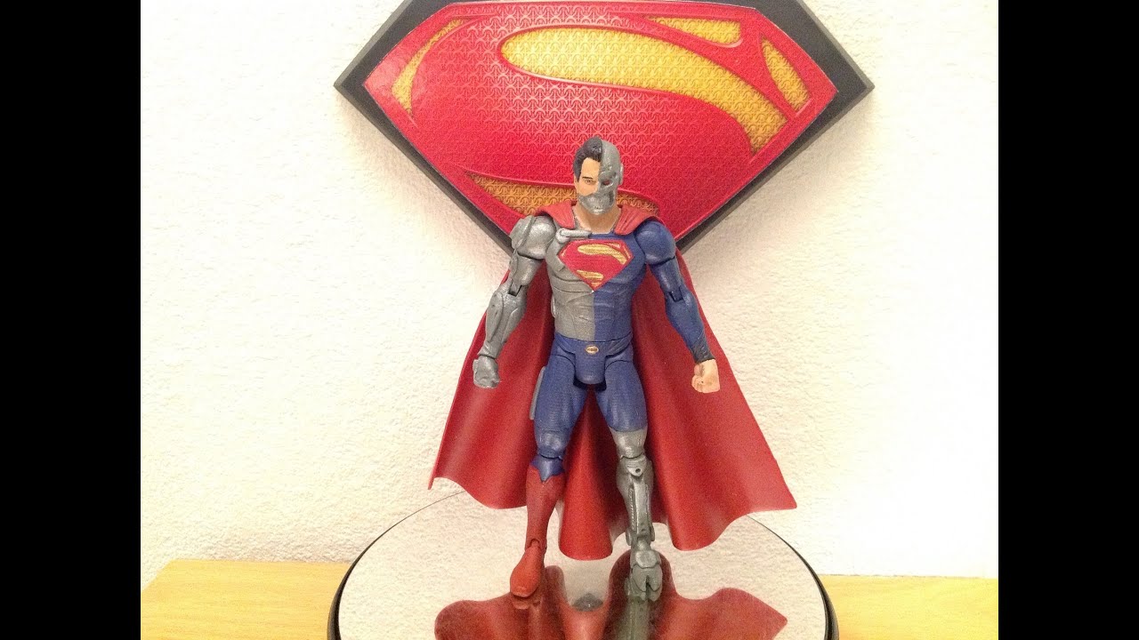 Custom Man of Steel Cyborg Superman Figure Review - YouTube