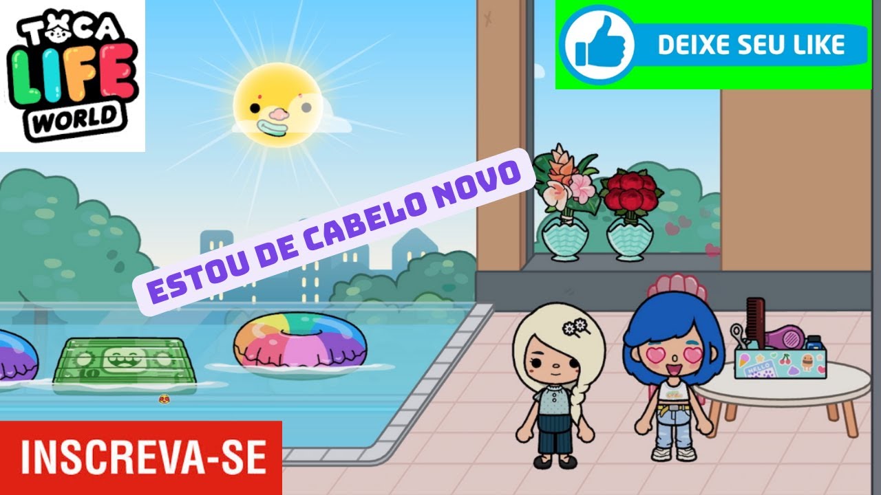 CORTEI O CABELO, TOCA LIFE - YouTube