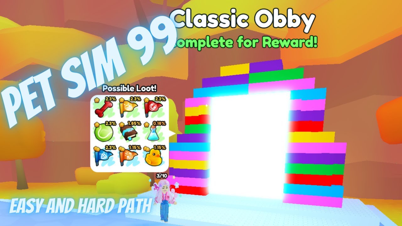 Classic Obby Pet Sim 99 - YouTube