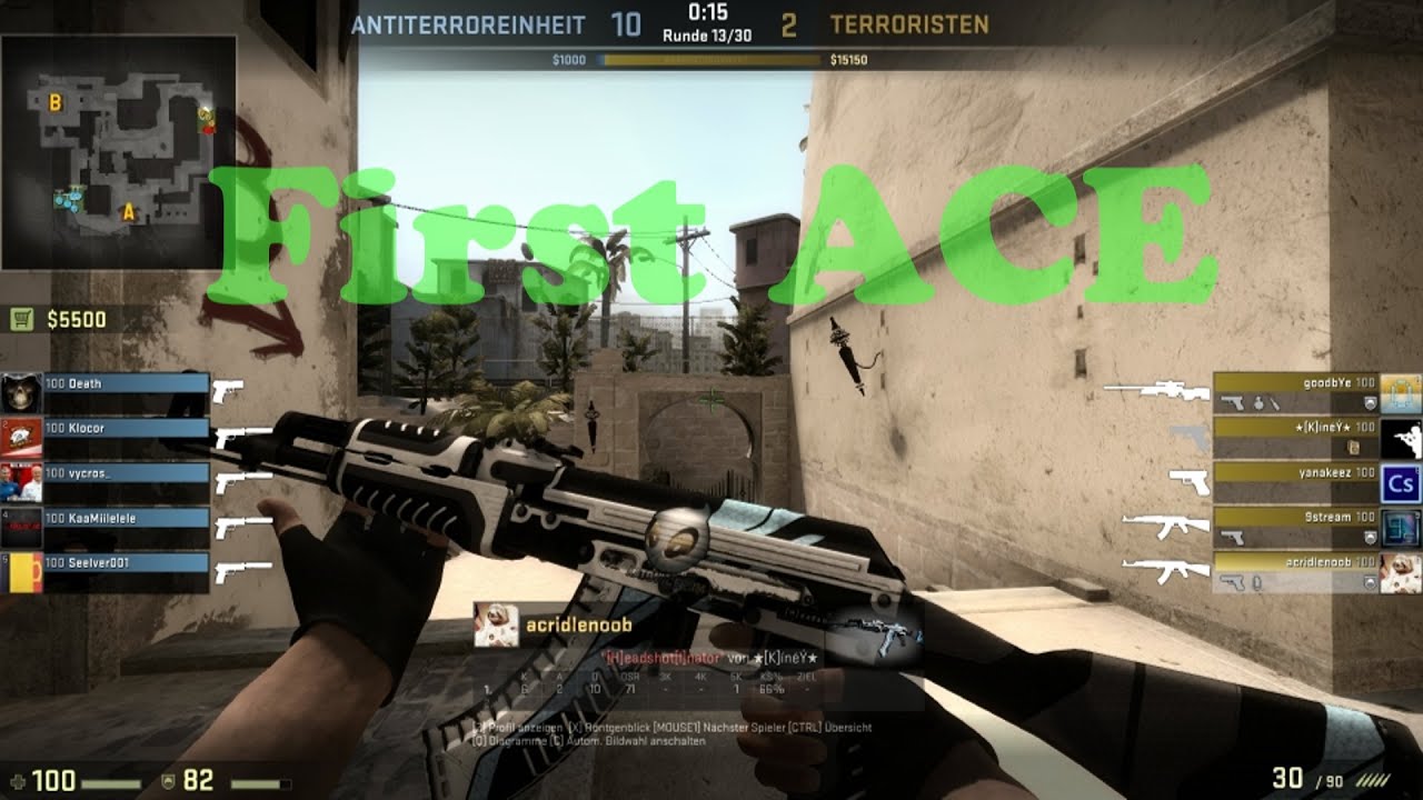Counter-Strike: Global Offensive | MY FIRST ACE - YouTube