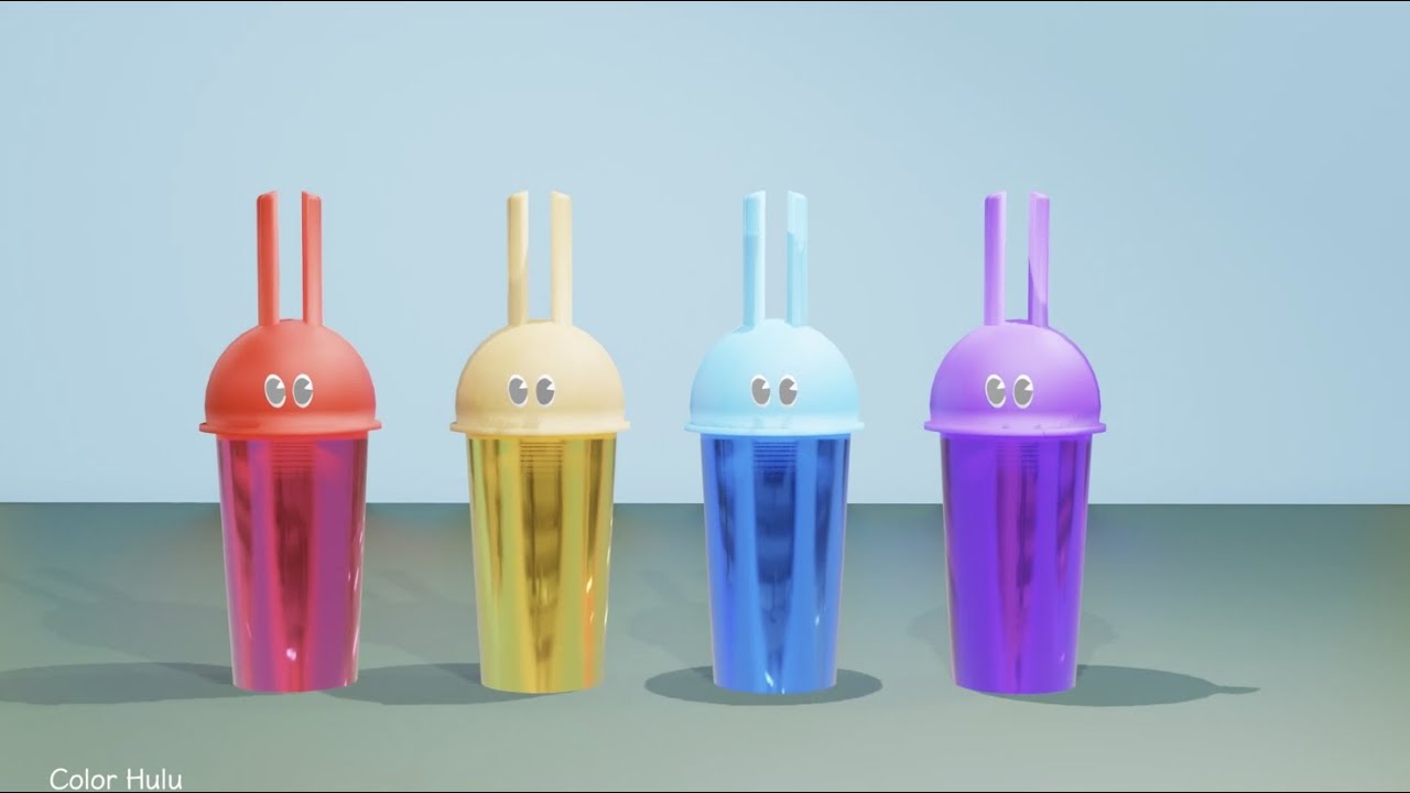 Candy Pacman Chasing Bunny Mold | Learn Colors for Preschooler|Children ...