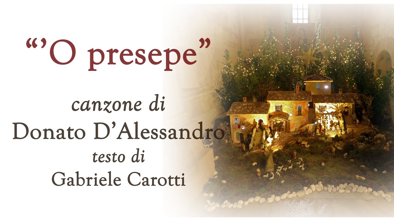 "'O presepe" – canzone Donato D’Alessandro – testo di Gabriele Carotti ...