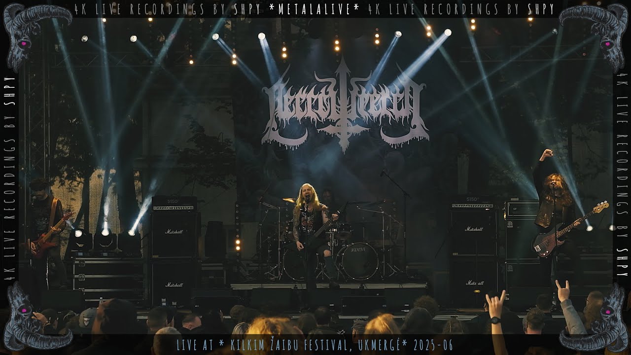 Necrowretch Live @ Kilkim Žaibu festival, Lithuania, 2025 [4k] - YouTube