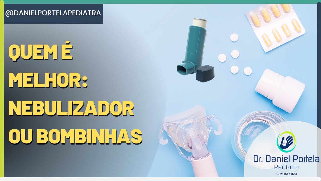 Nebulizador ou Bombinhas para asma, bronquite asmática - YouTube