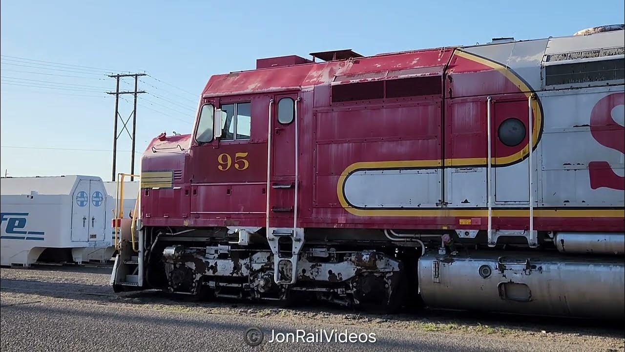 4/4/25 Pre: Former Santa Fe FP45 ex. ATSF 95 at Barstow WARM-2 - YouTube