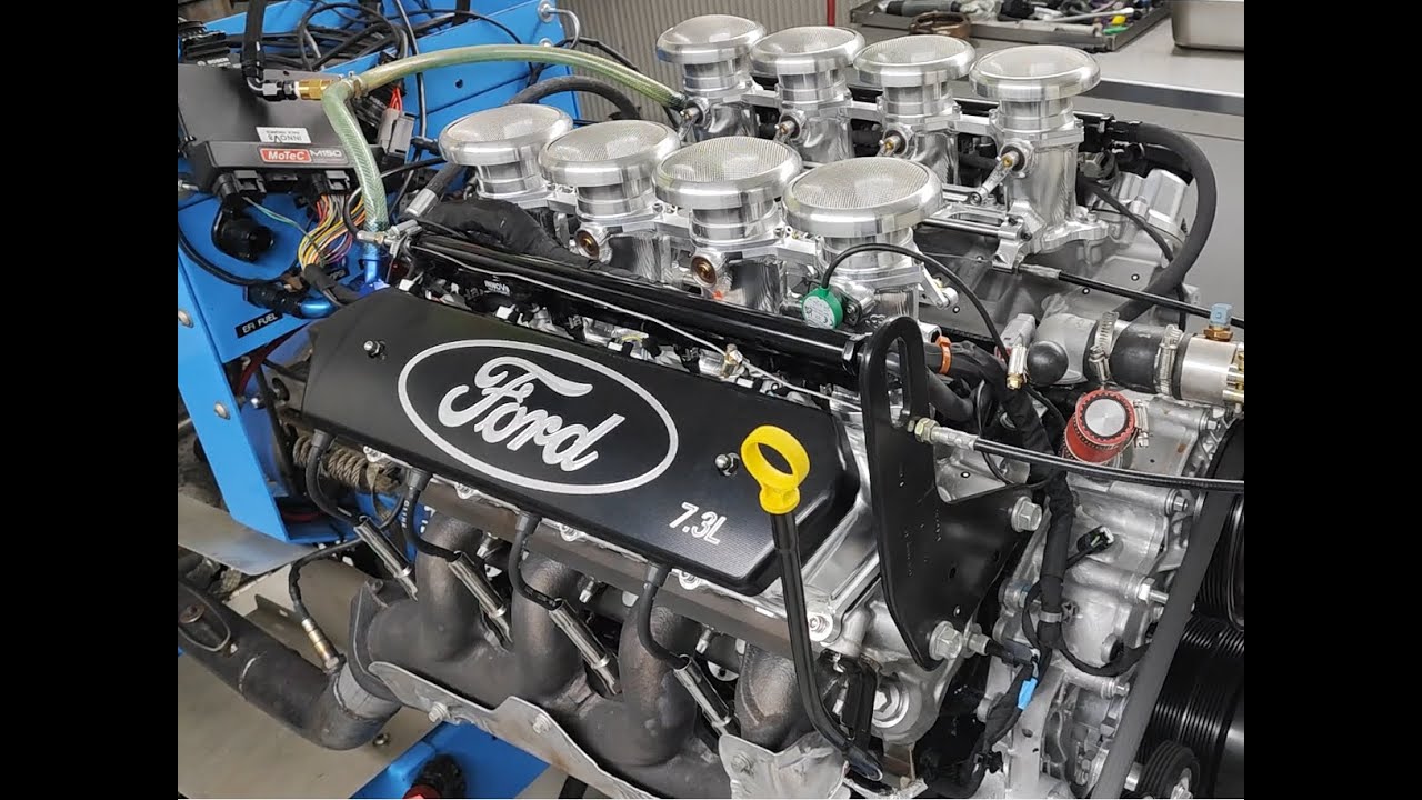 Ford 7.3 Godzilla 8 stack Cobra - YouTube