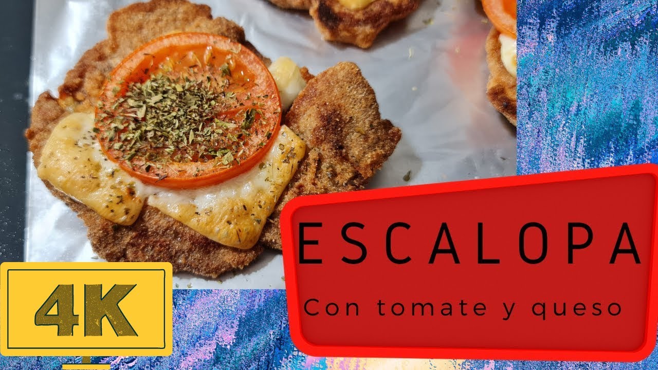🥩 Como hacer Escalopa con Tomate y Queso | UHD 4k 🥩 - YouTube