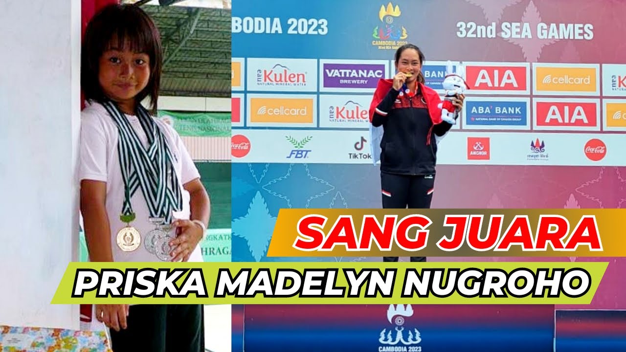INTIP MASA KECIL PRISKA MADELYN NUGROHO PERAIH EMAS TENIS SEA GAMES ‼️ - YouTube