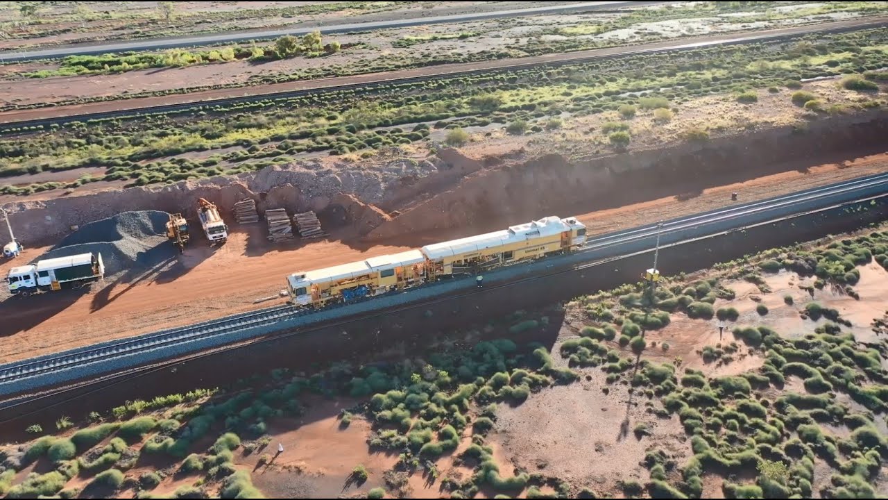 Monadelphous IBIS Track Renewal Project - YouTube