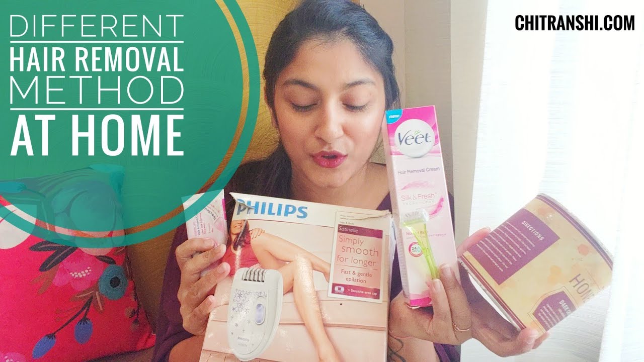 Hair Removal at home | 4 Simple hair removal method for women - YouTube
