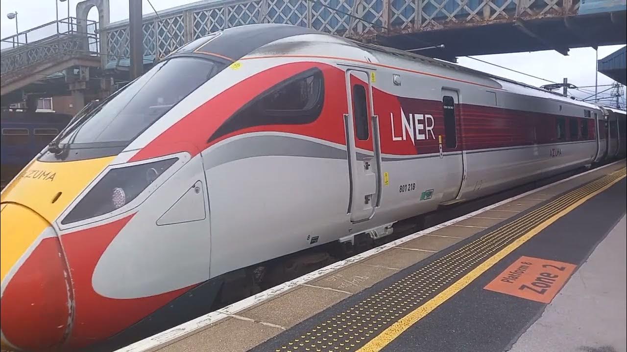 LNER Azuma Class 801 Departing Doncaster - YouTube