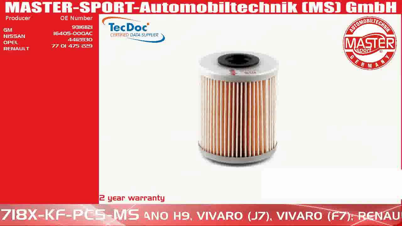718X-KF-PCS-MS | FUEL FILTER | Master-Sport-Automobiltechnik (MS) GmbH ...