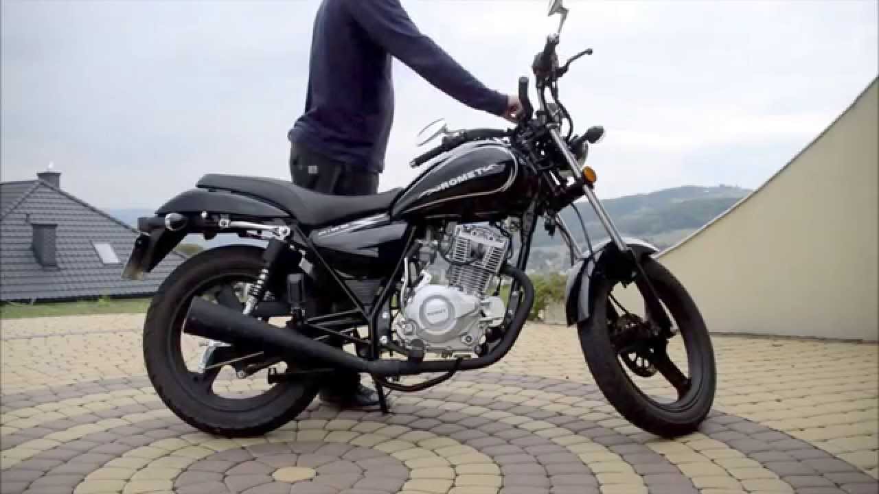 Romet Soft Chopper 125 - wymiana tłumika - YouTube