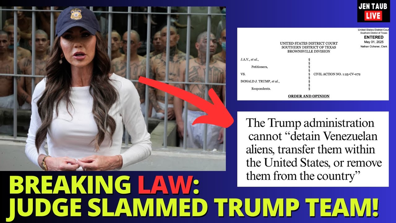 Jen Taub LIVE - Federal Judge in Texas Slams Donald Trump Team - YouTube