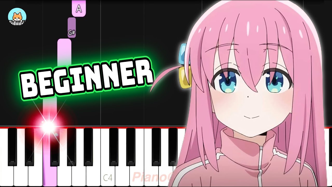 Bocchi the Rock! OST (ep 8) - "That Band" - BEGINNER Piano Tutorial ...