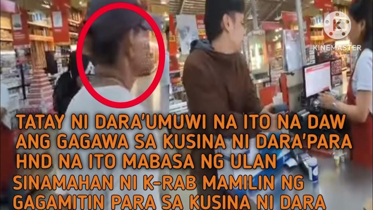 TATAY NI DARA KASAMA NI K-RAB MAMILI NG GAMIT PARA SA KUSINA NI DARA - YouTube