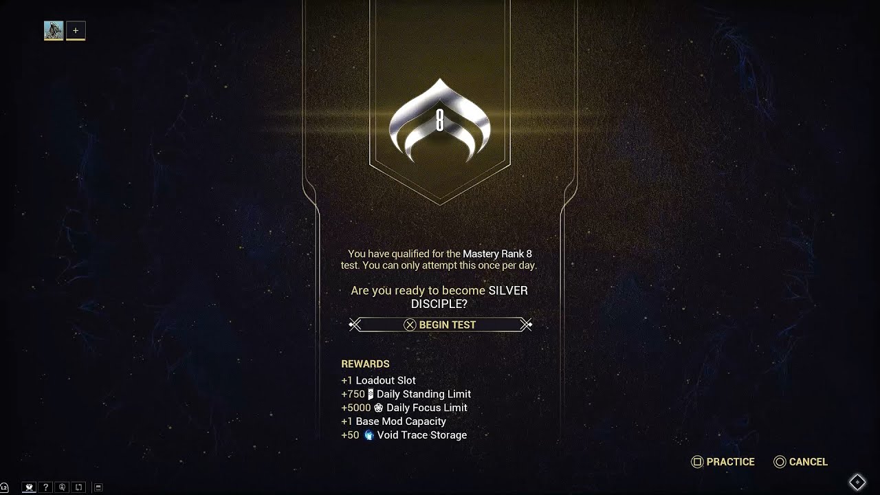 Warframe Mastery Rank 8 - YouTube