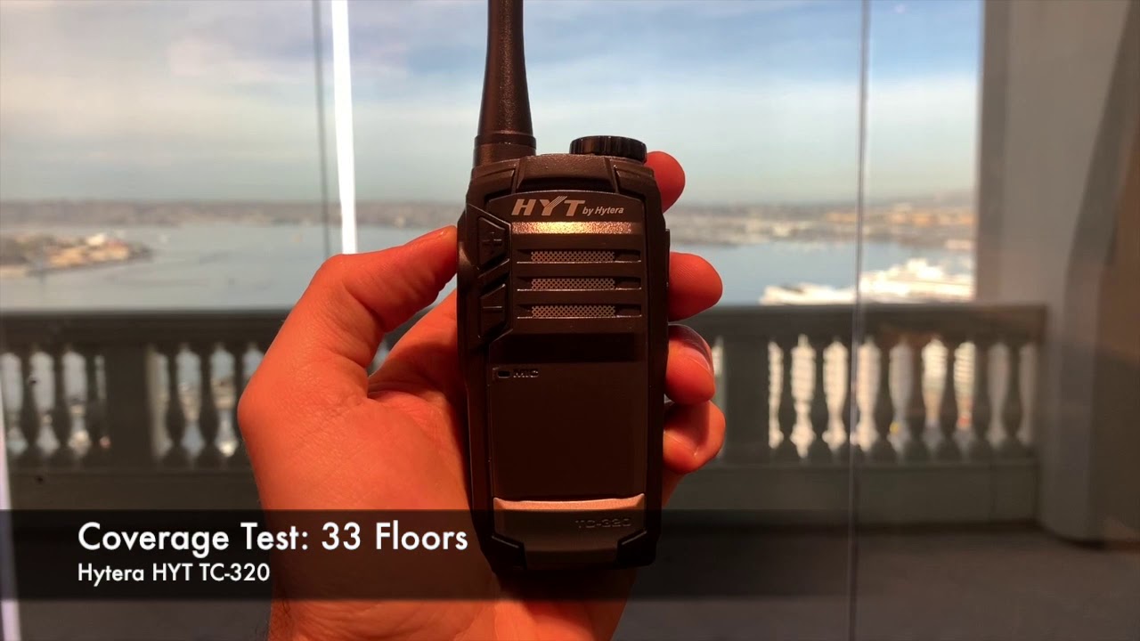 Radio Coverage Test: Hytera HYT TC-320 (Inside Building) - YouTube